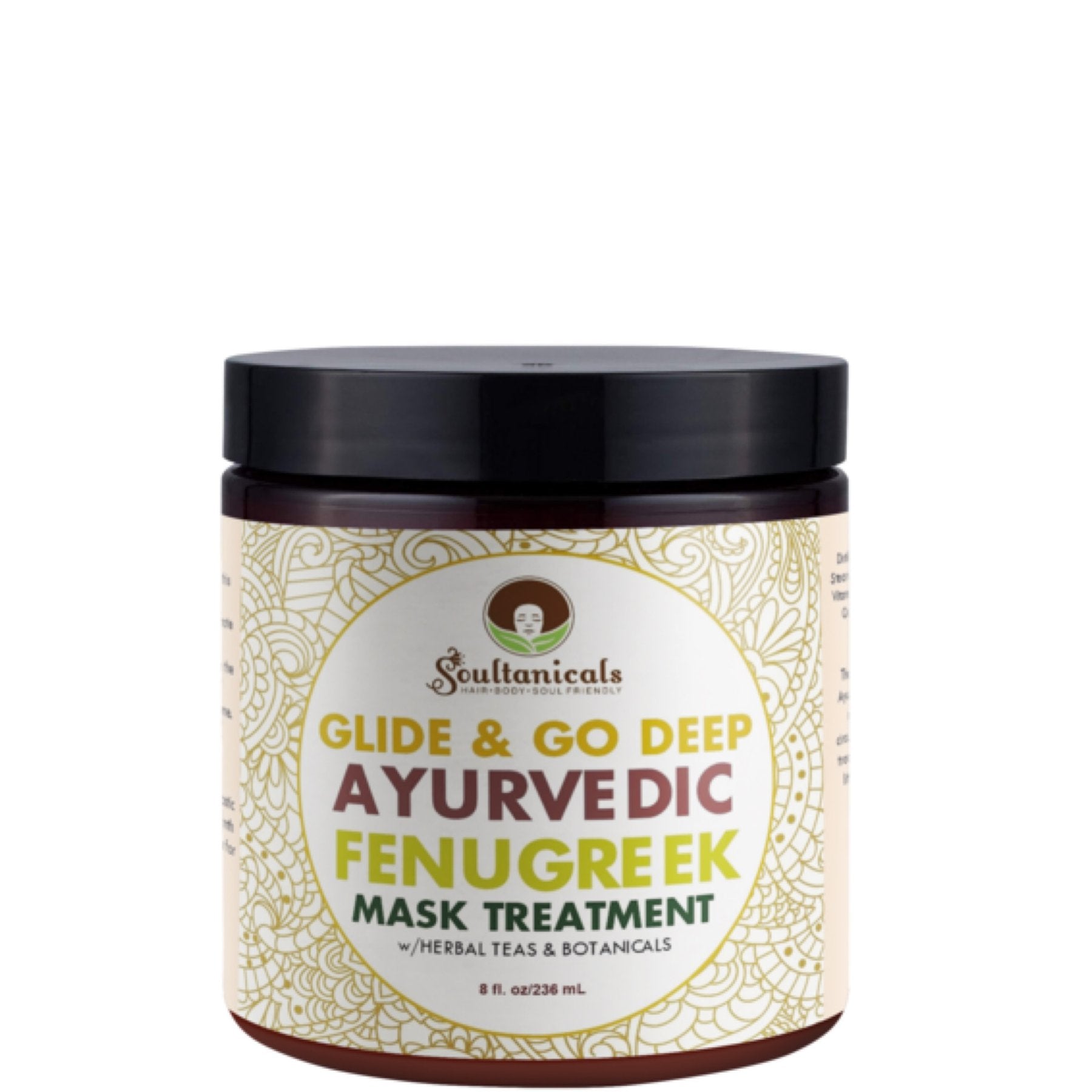 Soultanicals Glide & Go Deep Ayurvedic Fenugreek Mask Treatment 8oz – Kiyo Beauty