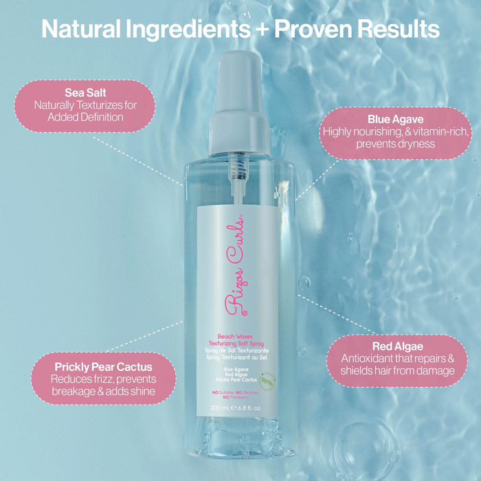 Rizos Curls Beach Waves Texturizing Salt Spray 6.8oz — Kiyo Beauty