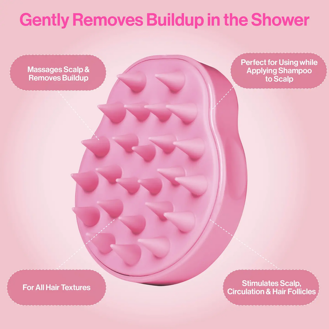 Rizos Curls Pink Scalp Massage Brush – Kiyo Beauty