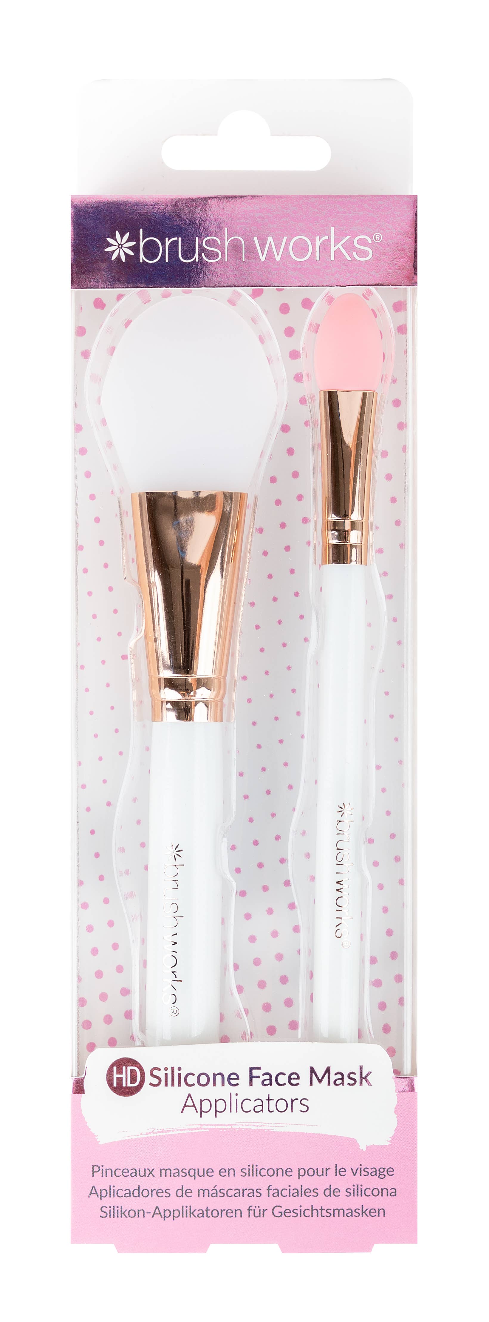 Brushworks Silicone Face Mask Applicators - 2 Pack – Kiyo Beauty