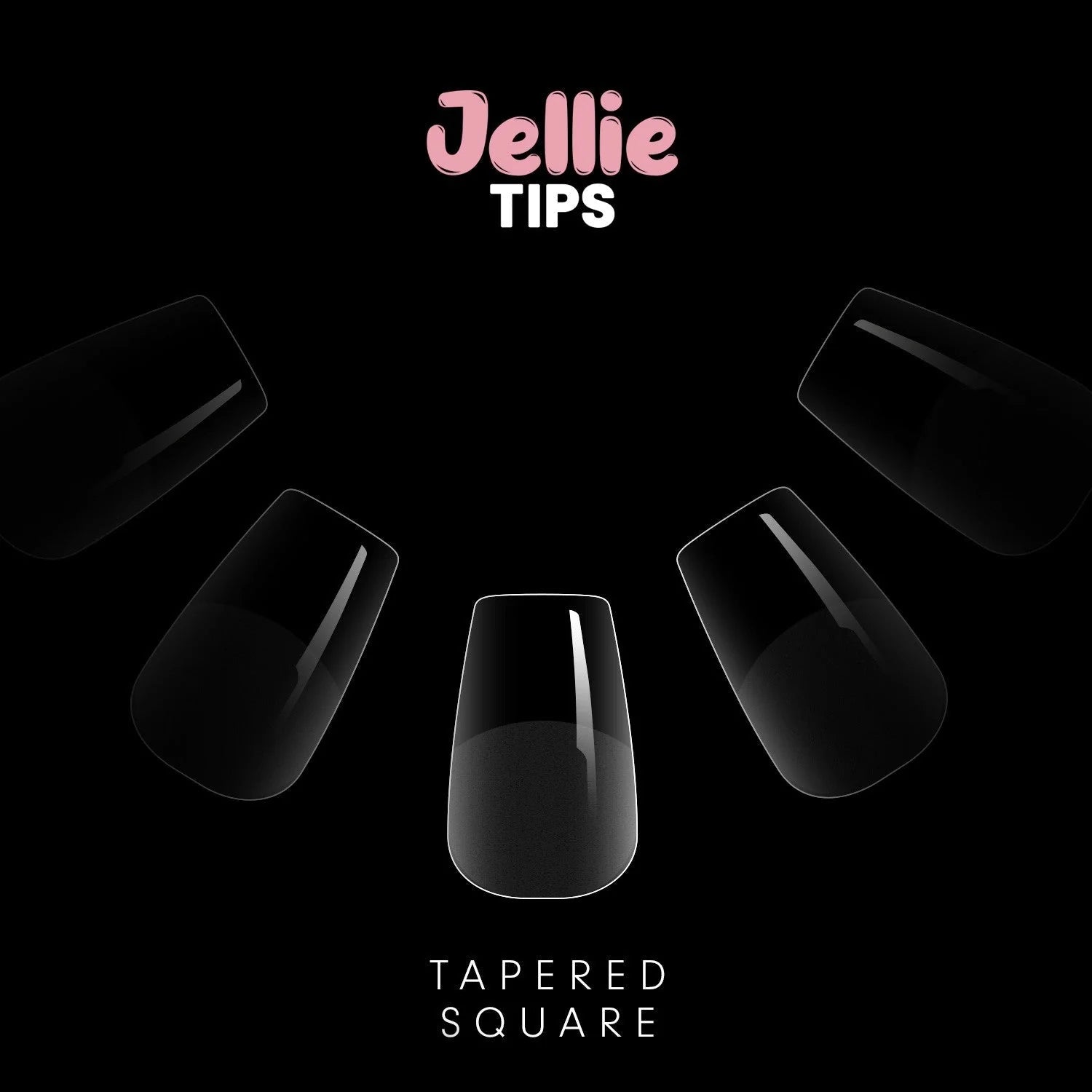 Halo Jellie Nail Tips - Tapered Square – Kiyo Beauty