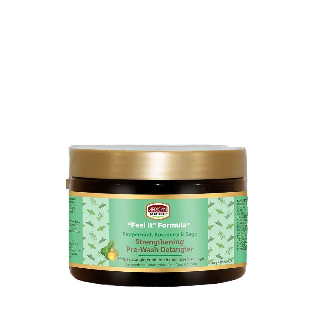African Pride "Feel it Formula" Strengthening Pre-Wash Detangler 12oz ...