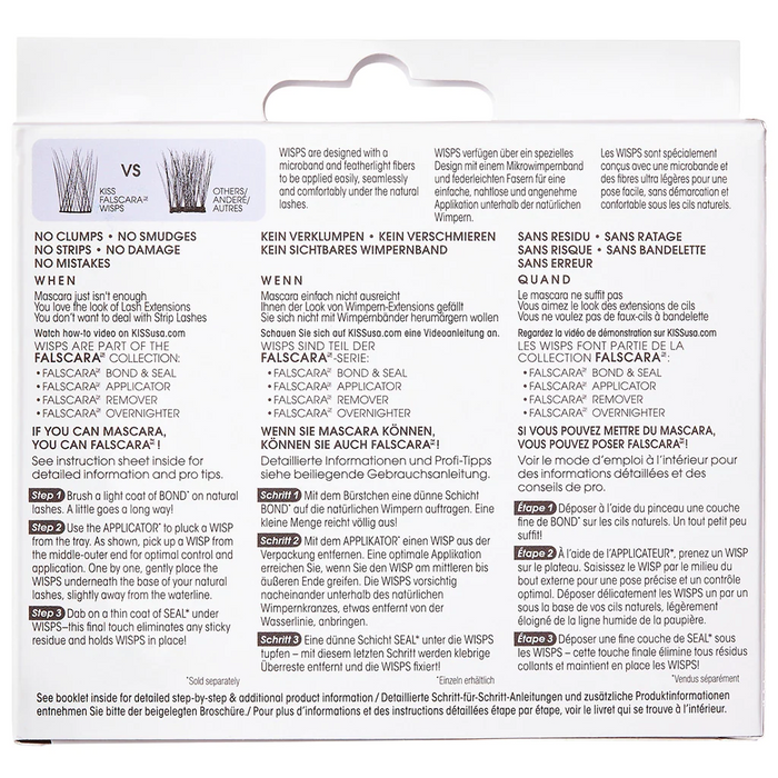 Kiss Falscara - Lengthening Wisps Multipack — Kiyo Beauty